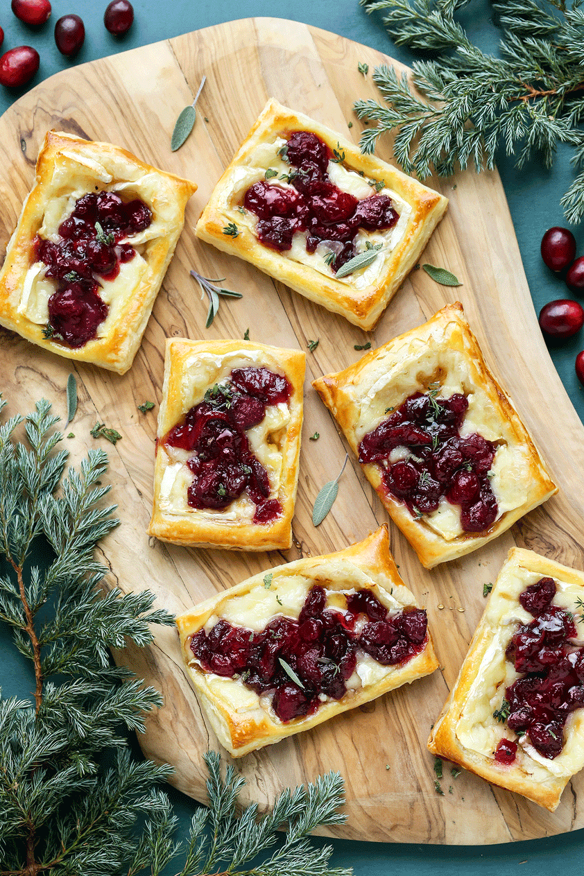 Cranberry Brie Puff Pastry Tarts | Wozz Kitchen Creations – Wozz ...