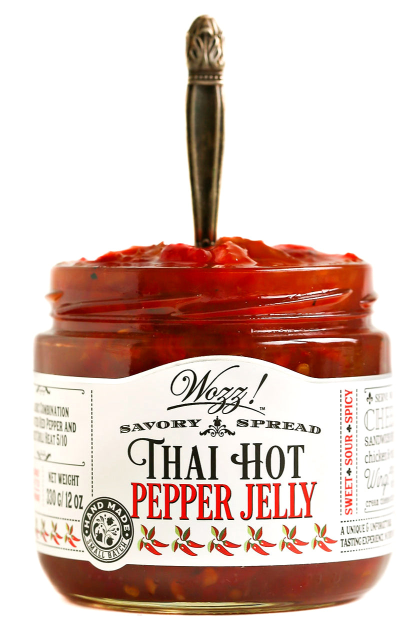Hot Pepper Jelly | Thai Hot Pepper Jelly Spread | Wozz! Kitchen Creations