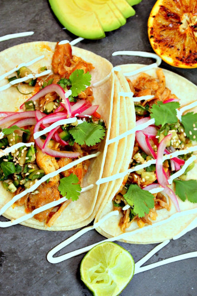 Orange Chicken Tacos | Asian Salsa | Wozz! Kitchen Creations | Recipes